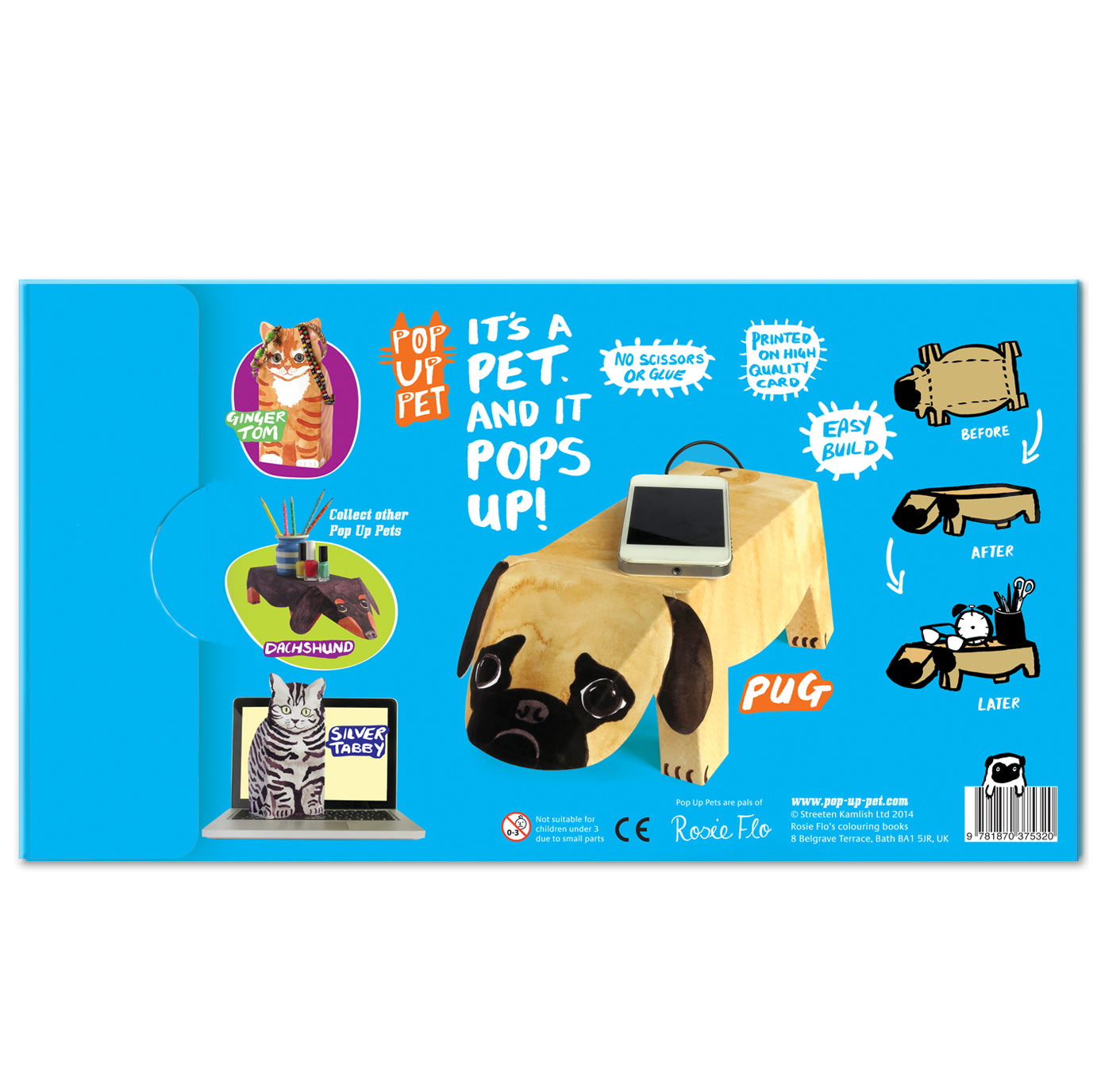 Pop Up Pet Pug – www.rosieflo.co.uk